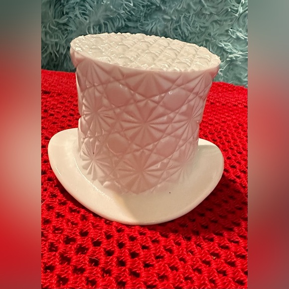 Accents | Vintage White Milk Glass Hat | Poshmark